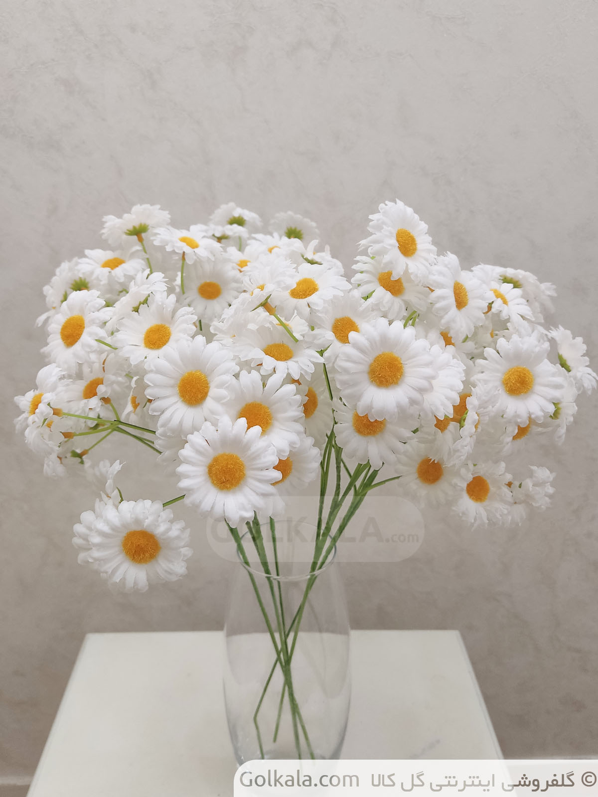 بوته گل بابونه ۲۷ گل | فروشگاه اینترنتی گل‌کالا (خرید آنلاین گل مصنوعی)