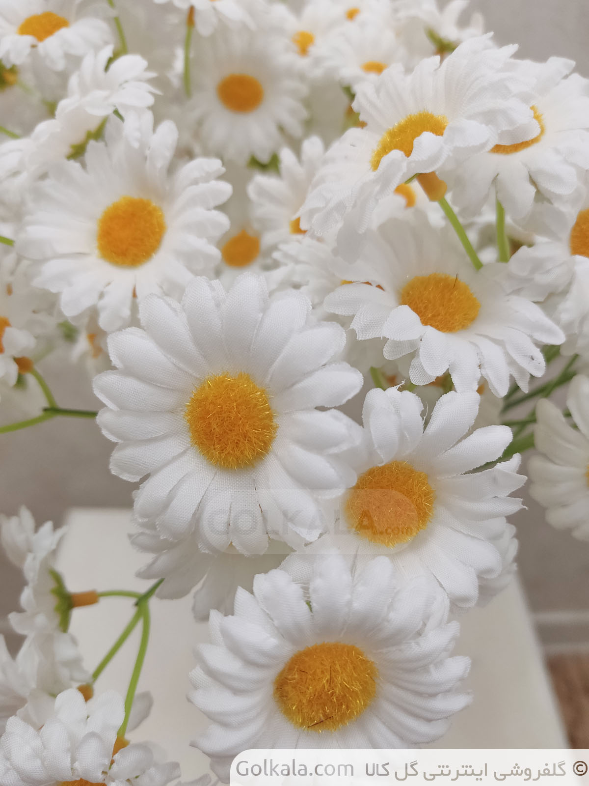 بوته گل بابونه ۲۷ گل | فروشگاه اینترنتی گل‌کالا (خرید آنلاین گل مصنوعی)